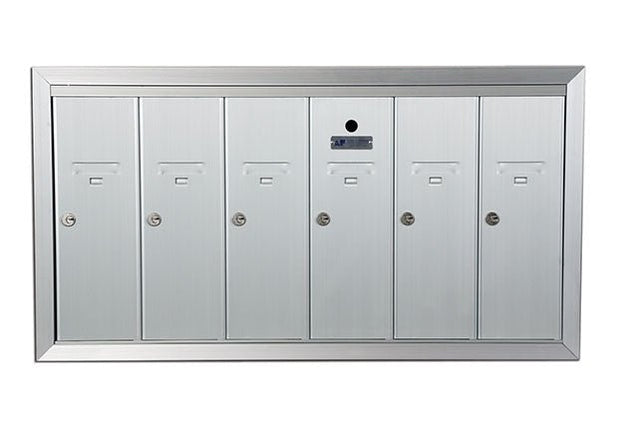 Standard 6 Door Vertical Mailbox Unit - Front Loading and Fully ...