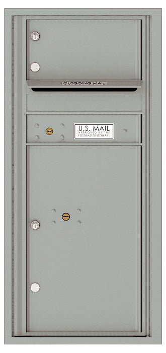 1 Over-Sized Tenant Door with 1 Parcel Locker and Outgoing Mail ...